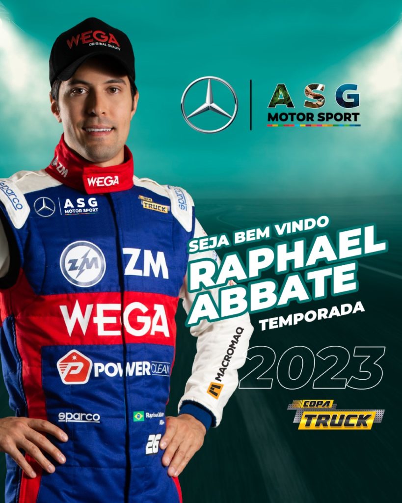 Truck – O piloto Raphael Abbate é o primeiro reforço da ASG Mercedes ...